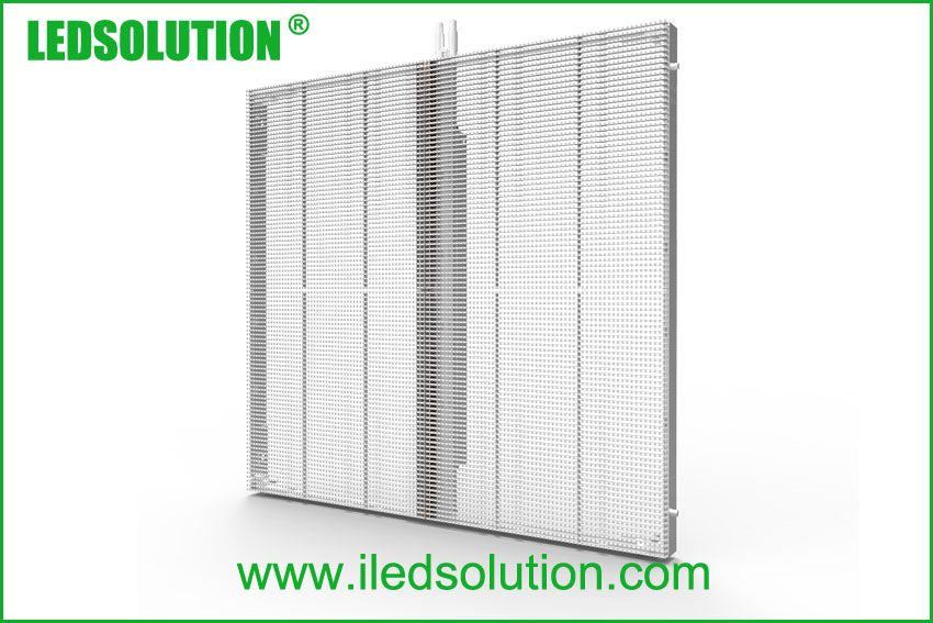 Transparent Glass LED Display | LEDSOLUTION | Custom LED Display ...