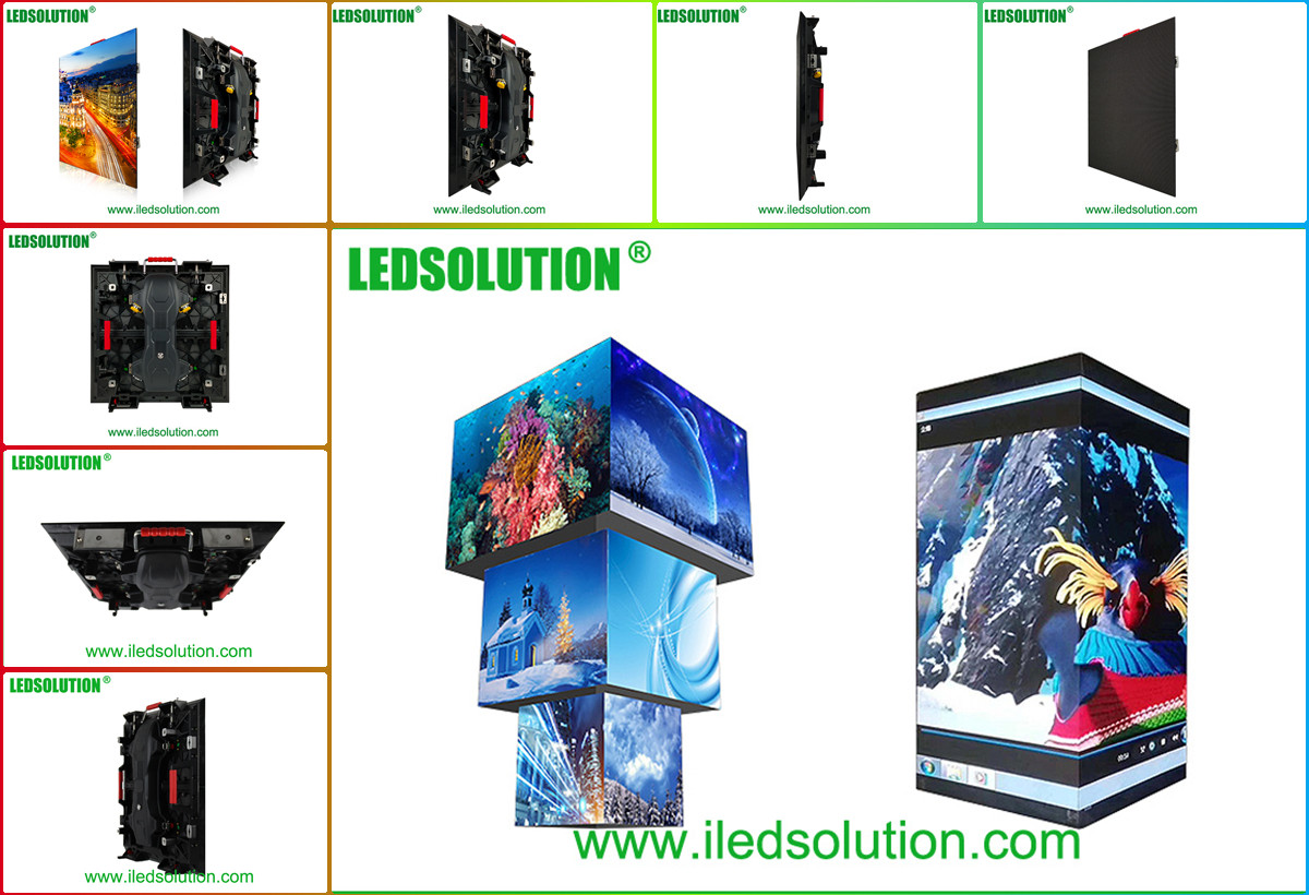 P3.91 Outdoor Corner LED Display | LEDSOLUTION | Custom LED Display ...