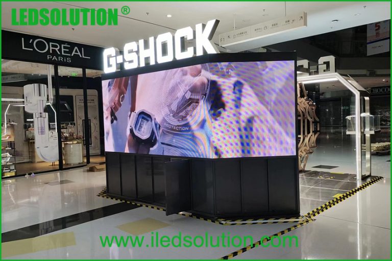 LEDSOLUTION’s LED Display light up CASIO Shenyang Store in THE MIX CITY ...