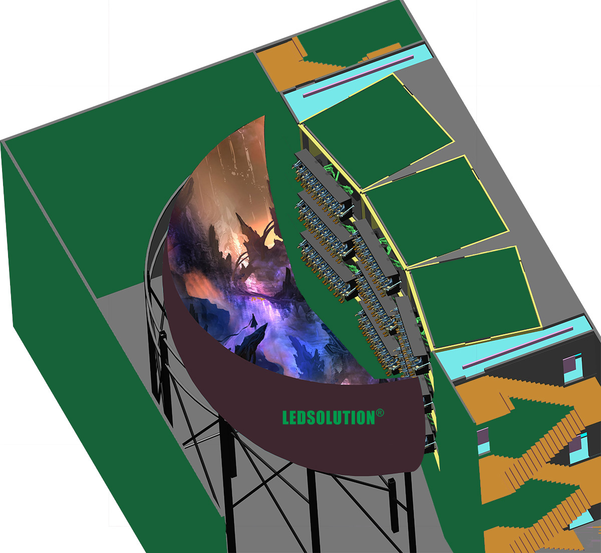 TheaterX Series Flying Theater LED Dome Screen | LEDSOLUTION:LED ...