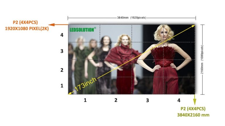 173inch Pitch 2mm FHD Conference Room LED Display | LEDSOLUTION ...