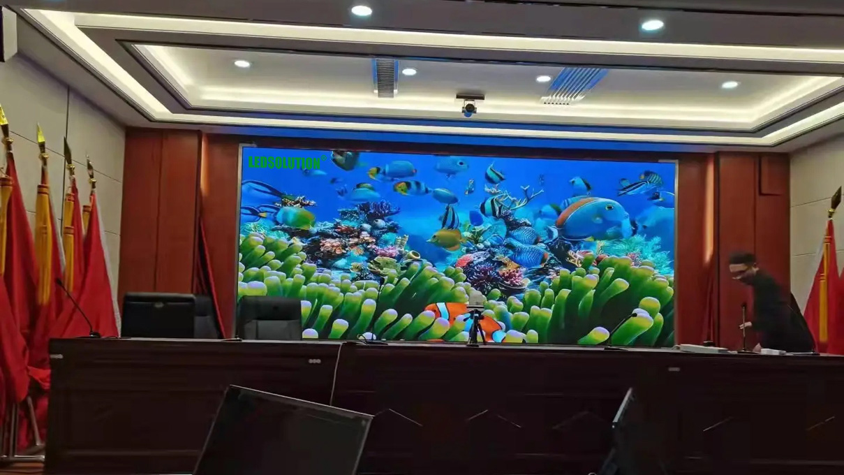 173inch Pitch 2mm FHD Conference Room LED Display | LEDSOLUTION: LED ...
