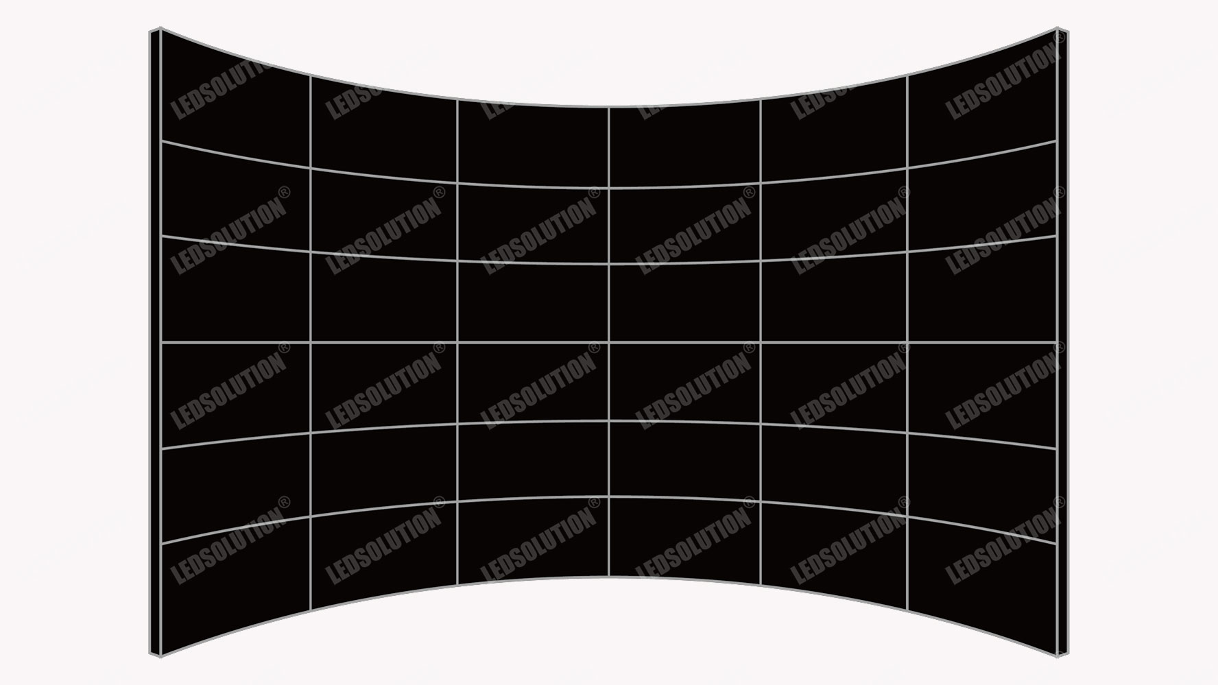 Flex95 Series Curve LED Display | LEDSOLUTION: LED Display, LED Screen ...