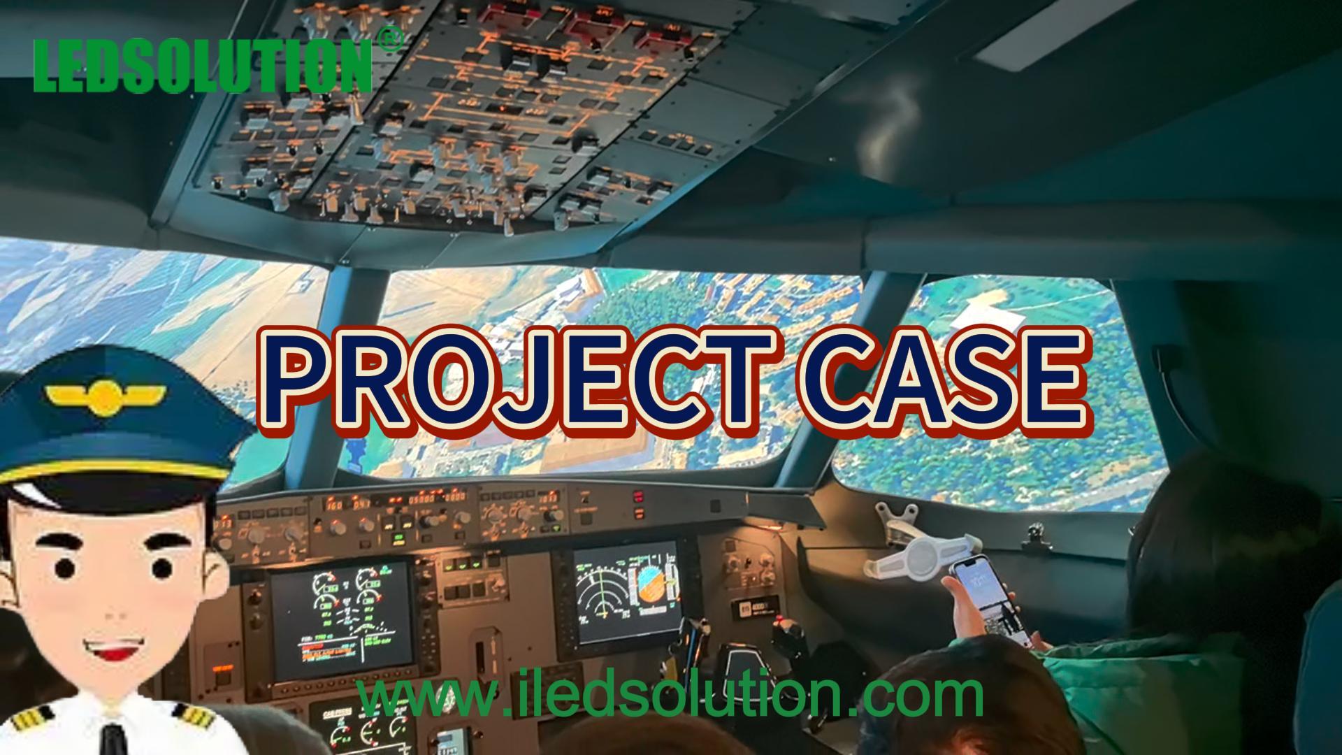 LED Dome Display Project Case for Flight Simulation | LEDSOLUTION: LED ...