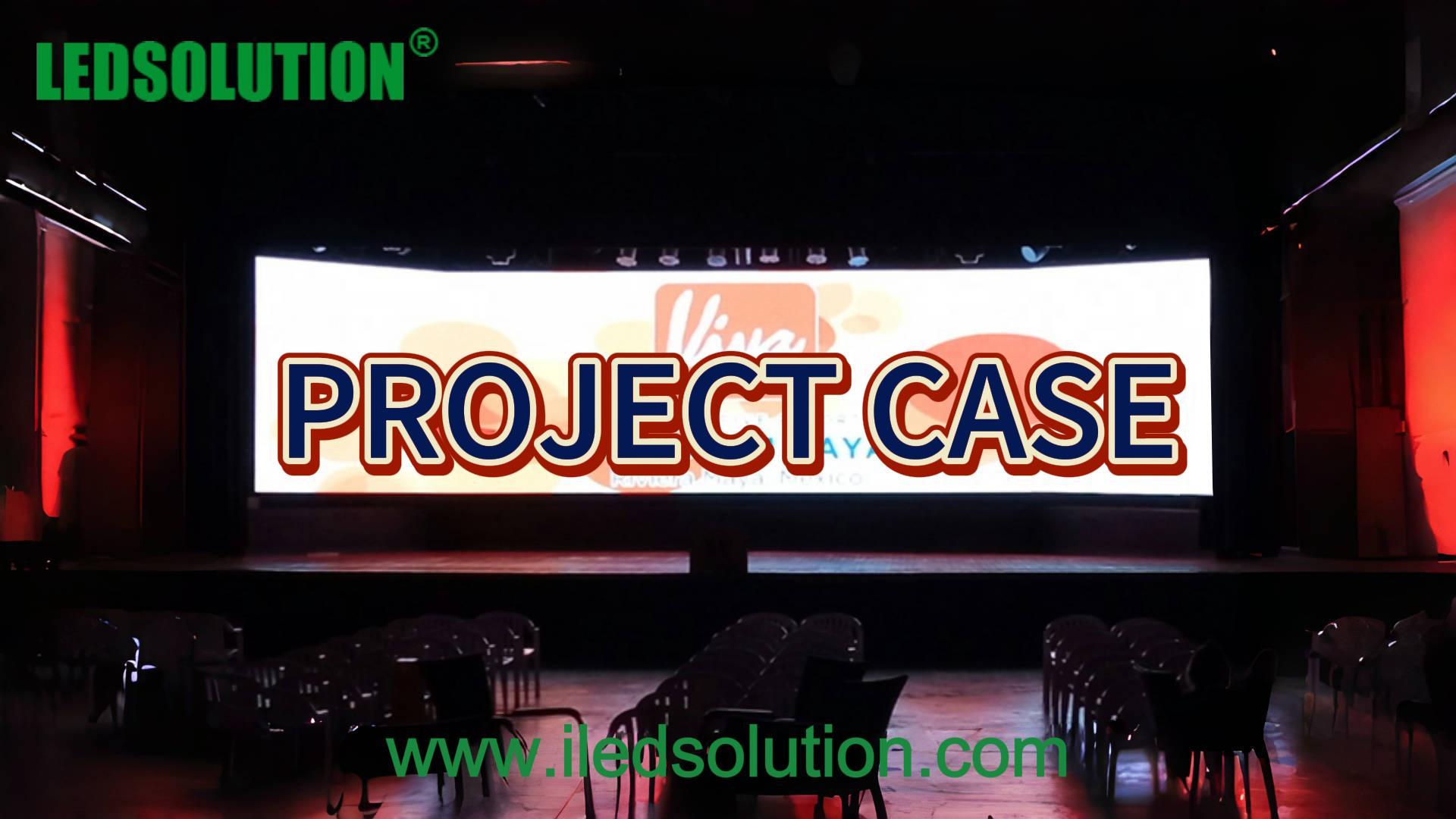 P4 Rental LED Display Installed on Hotel Stage in Mexico | LEDSOLUTION ...