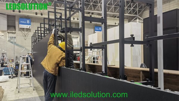 Ground Support Structure for Rental LED Display