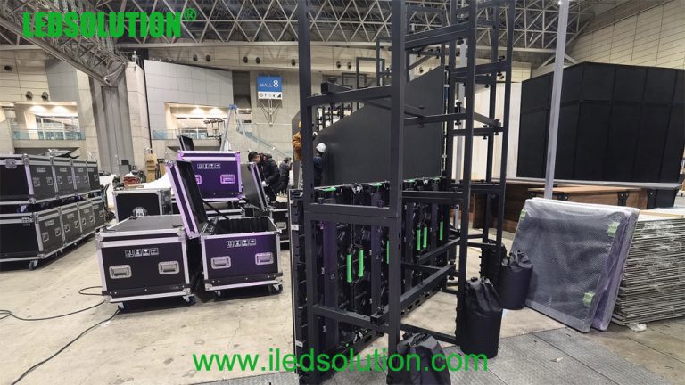 Ground Support Structure for Rental LED Display