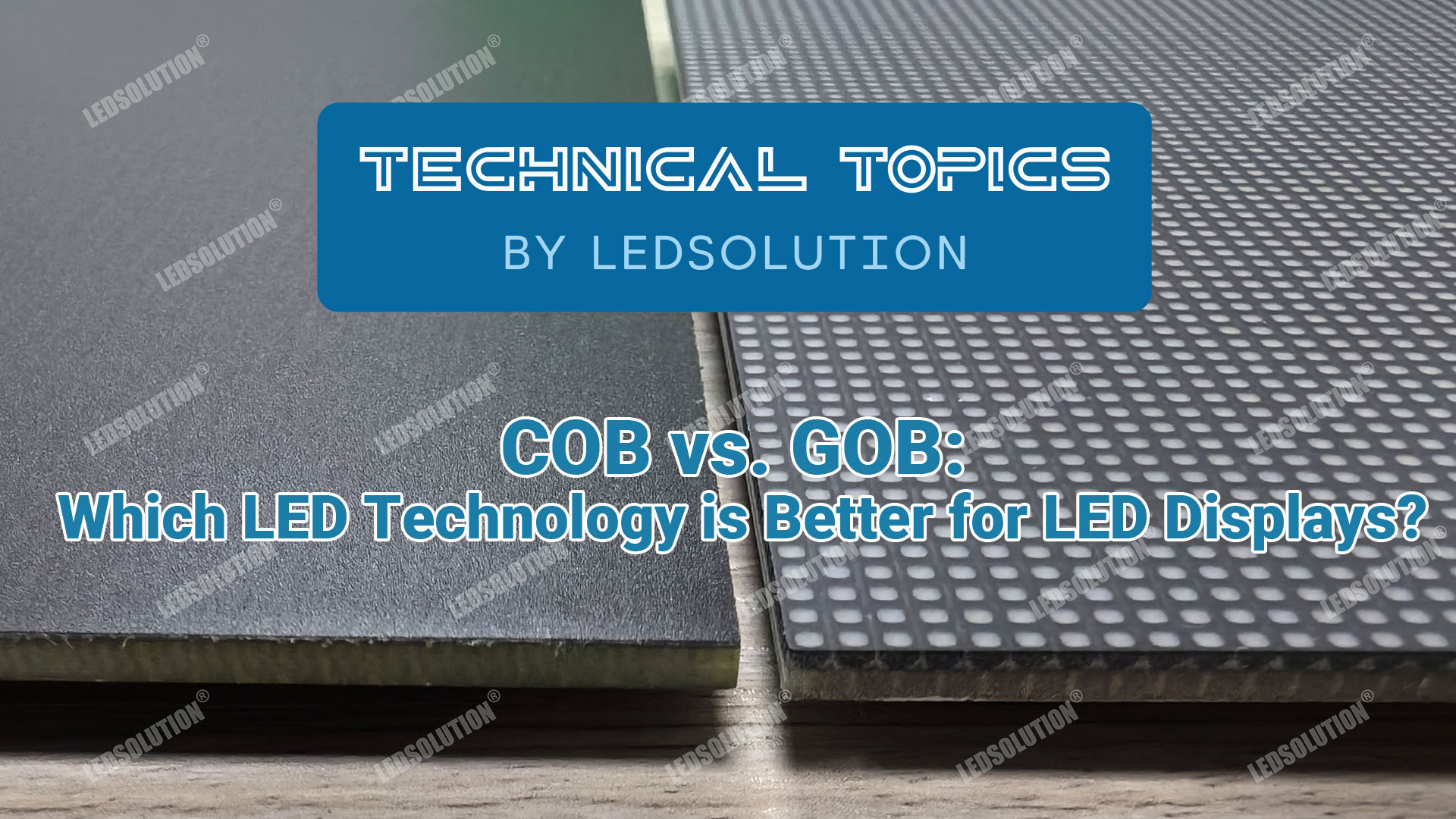 COB vs. GOB: Which LED Technology is Better for LED Displays? | LEDSOLUTION: LED Display, LED ...