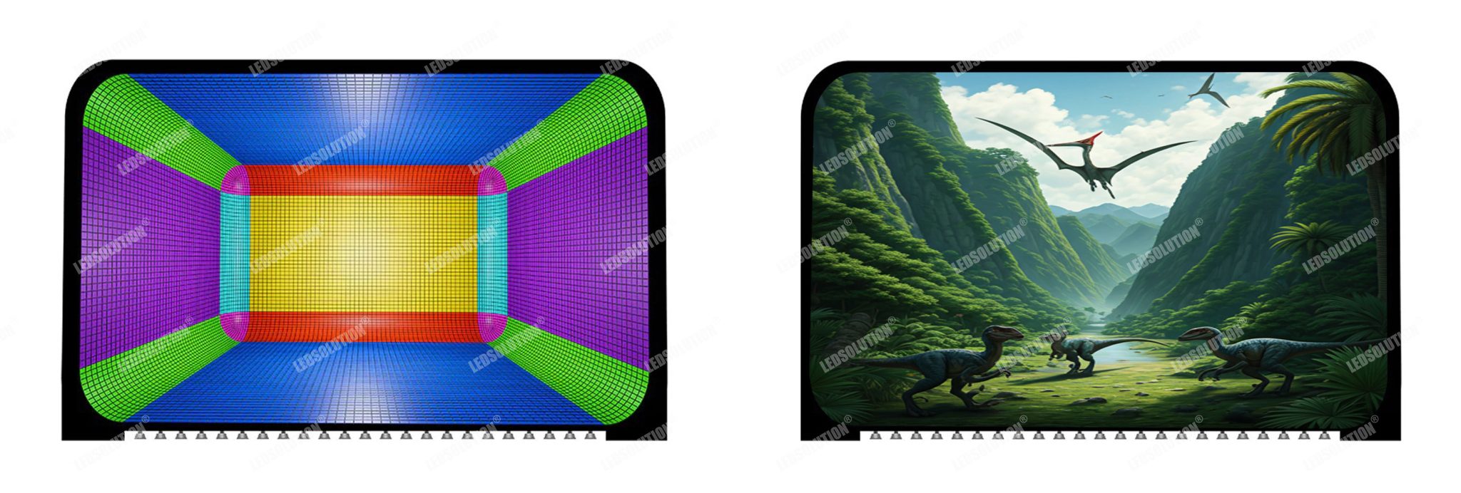 CaveX Series Immersive 5-Sided LED Cave Display | LEDSOLUTION: LED ...