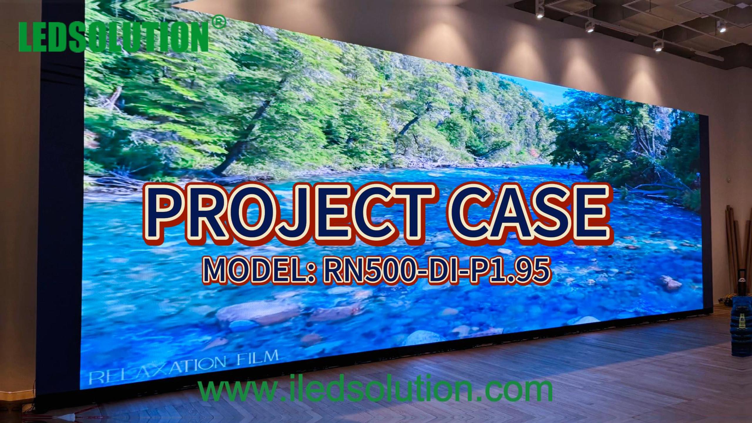 LEDSOLUTION High-End Rental LED Display Project RN500-DI-P1.95 with GOB ...