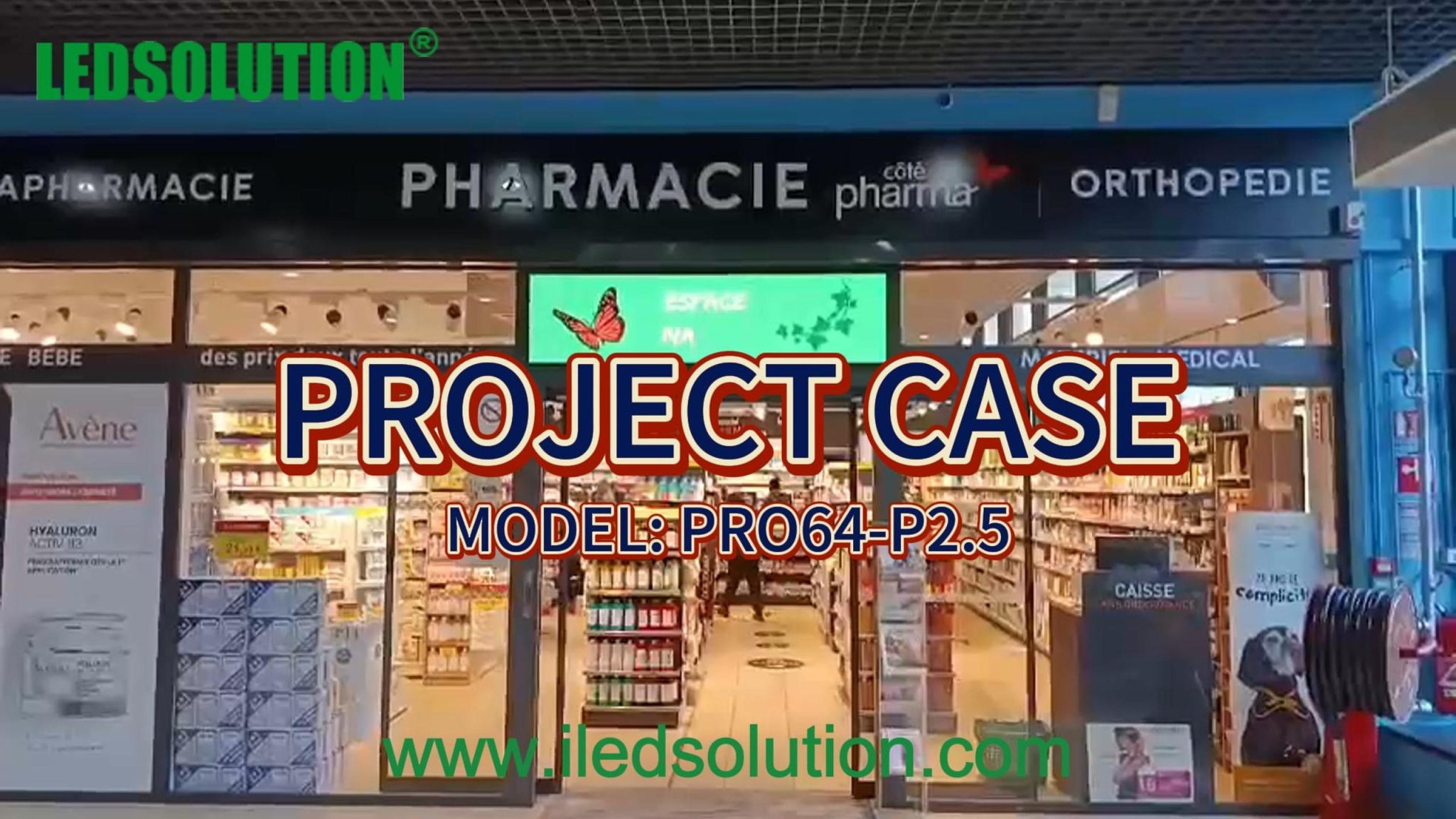 Pharmacy LED Display Project Case | LEDSOLUTION | Custom LED Display ...