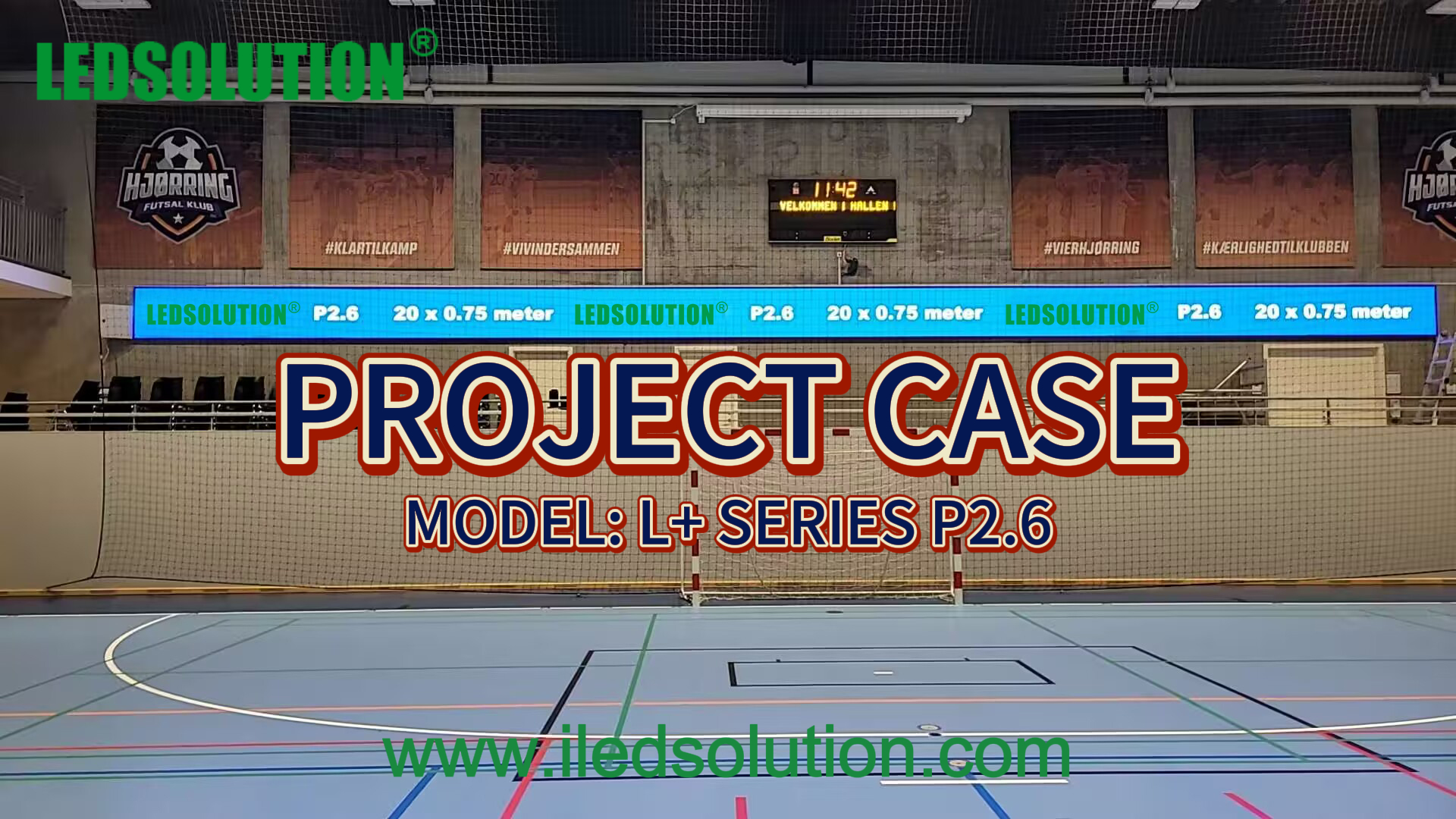 L PLUS SERIES LED Display Transforms Danish Indoor Stadium Experience