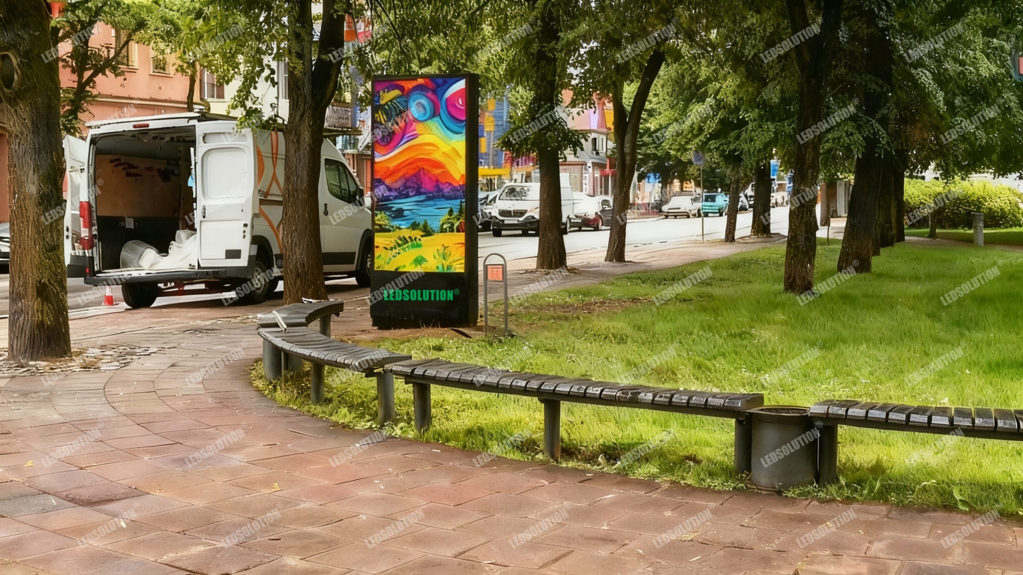 Outdoor Double-Sided LED Poster |Outdoor Advertising Display