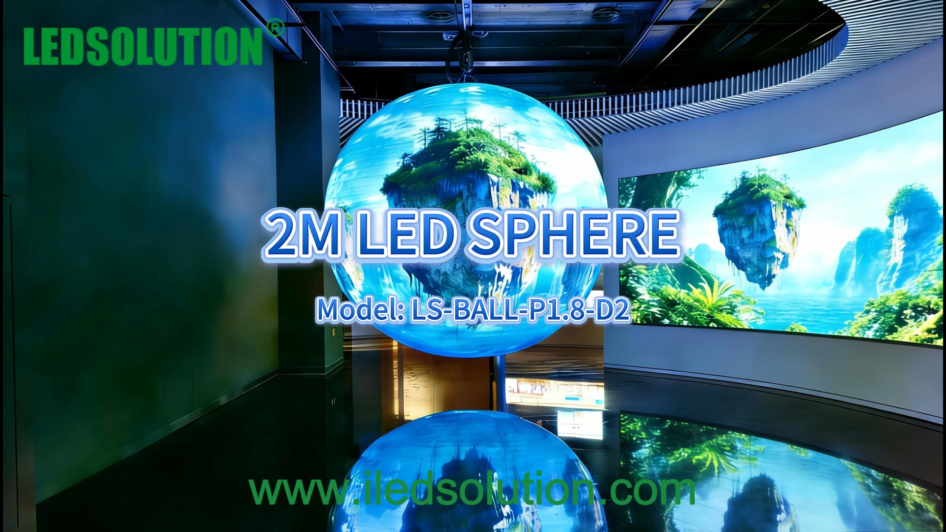 P1.8 2M LED Sphere | High-Resolution Spherical LED Display ...